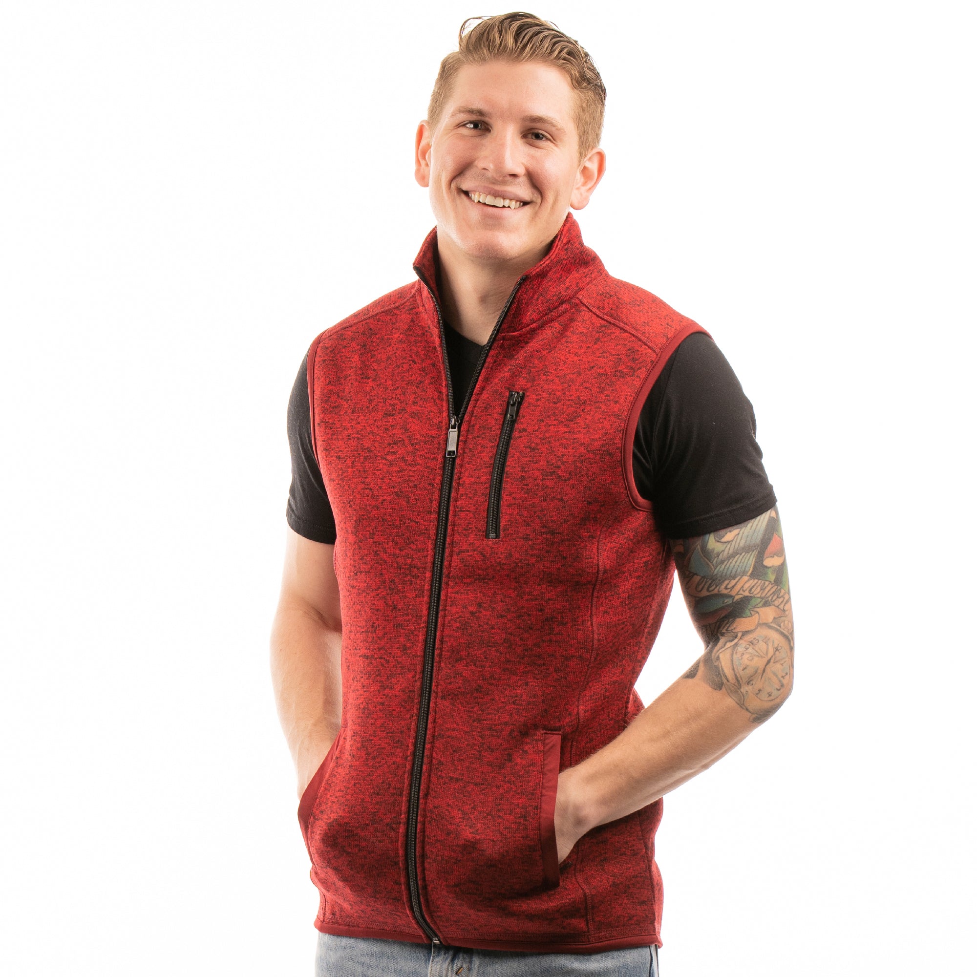 UNISEX SWEATER KNIT VEST - B3910 | Burnside Sierra Pacific Apparel