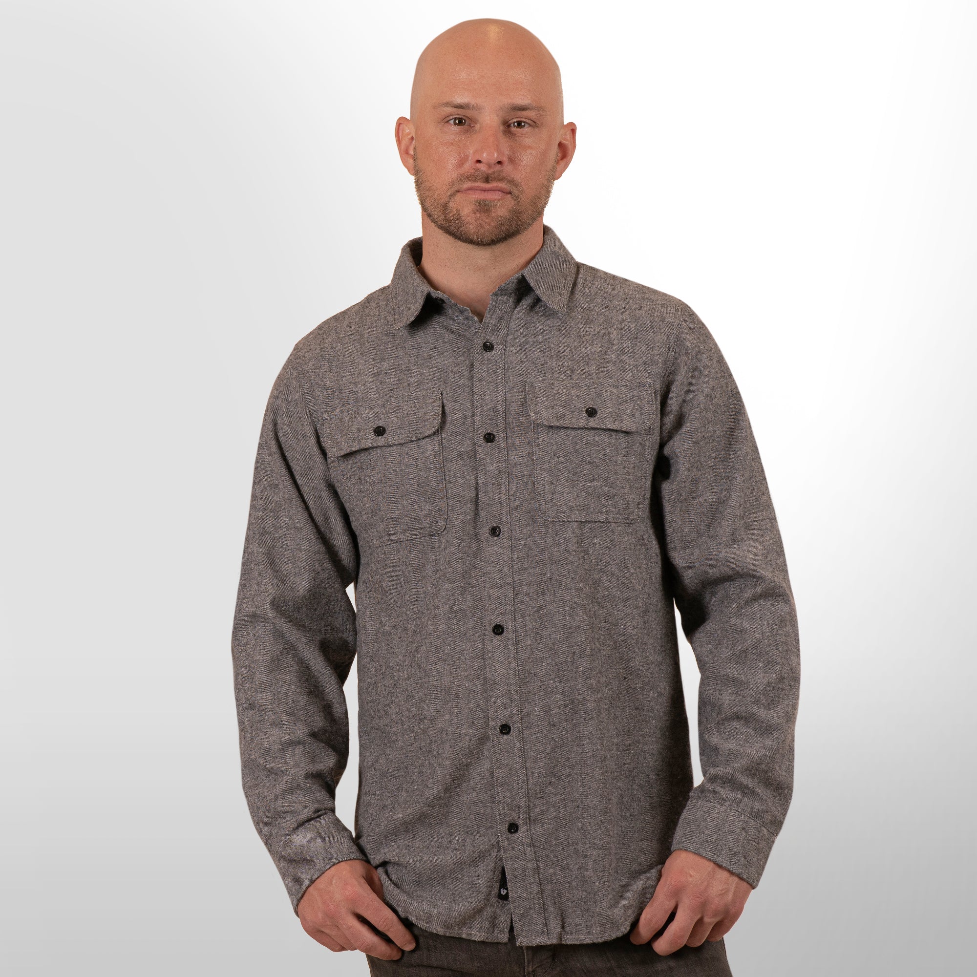 BURNSIDE MENS LONGSLEEVE Y/D SOLID FLANNEL SHIRT - B8200 | Burnside ...