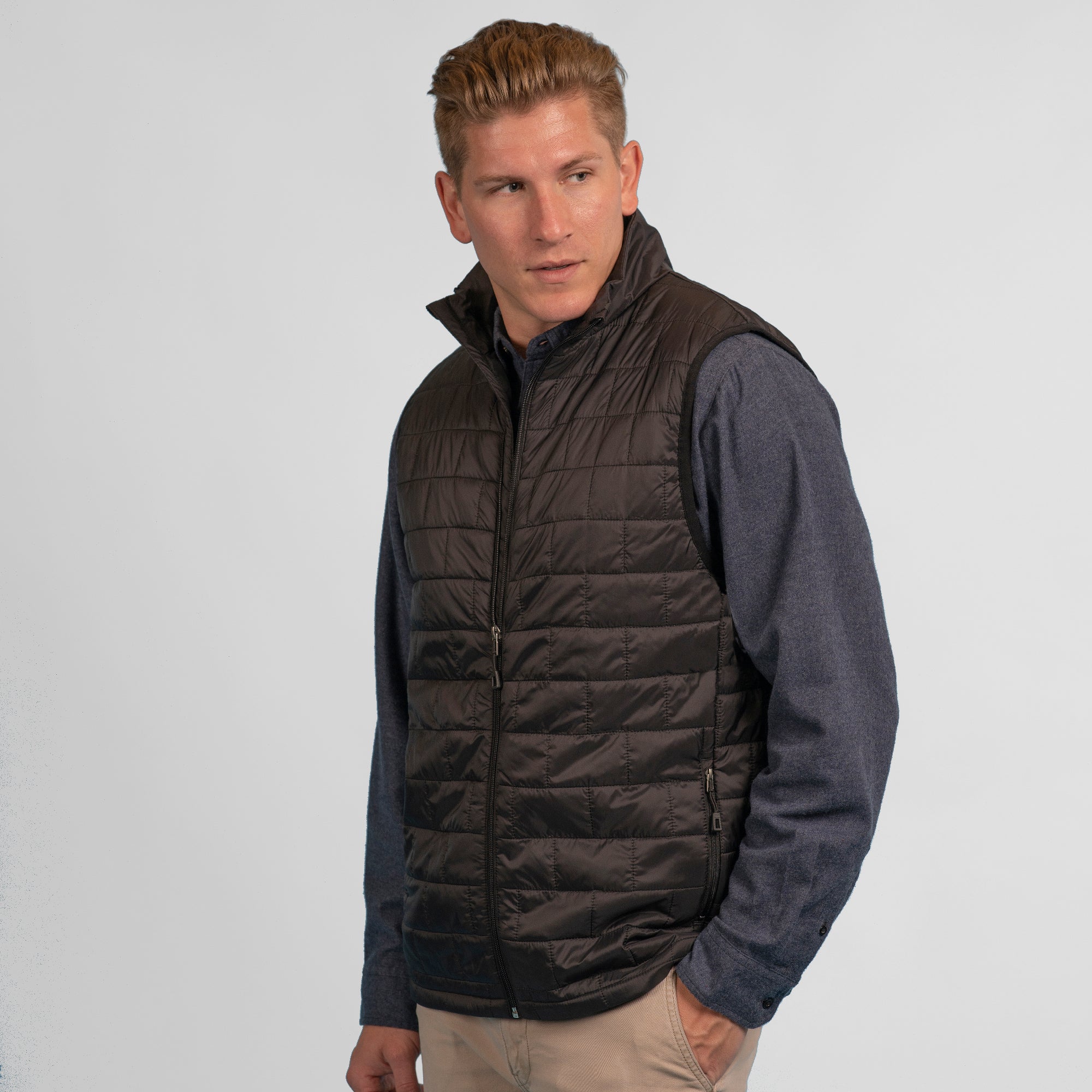 BURNSIDE QUILTED PUFFER VEST - B8703 | Burnside Sierra Pacific Apparel