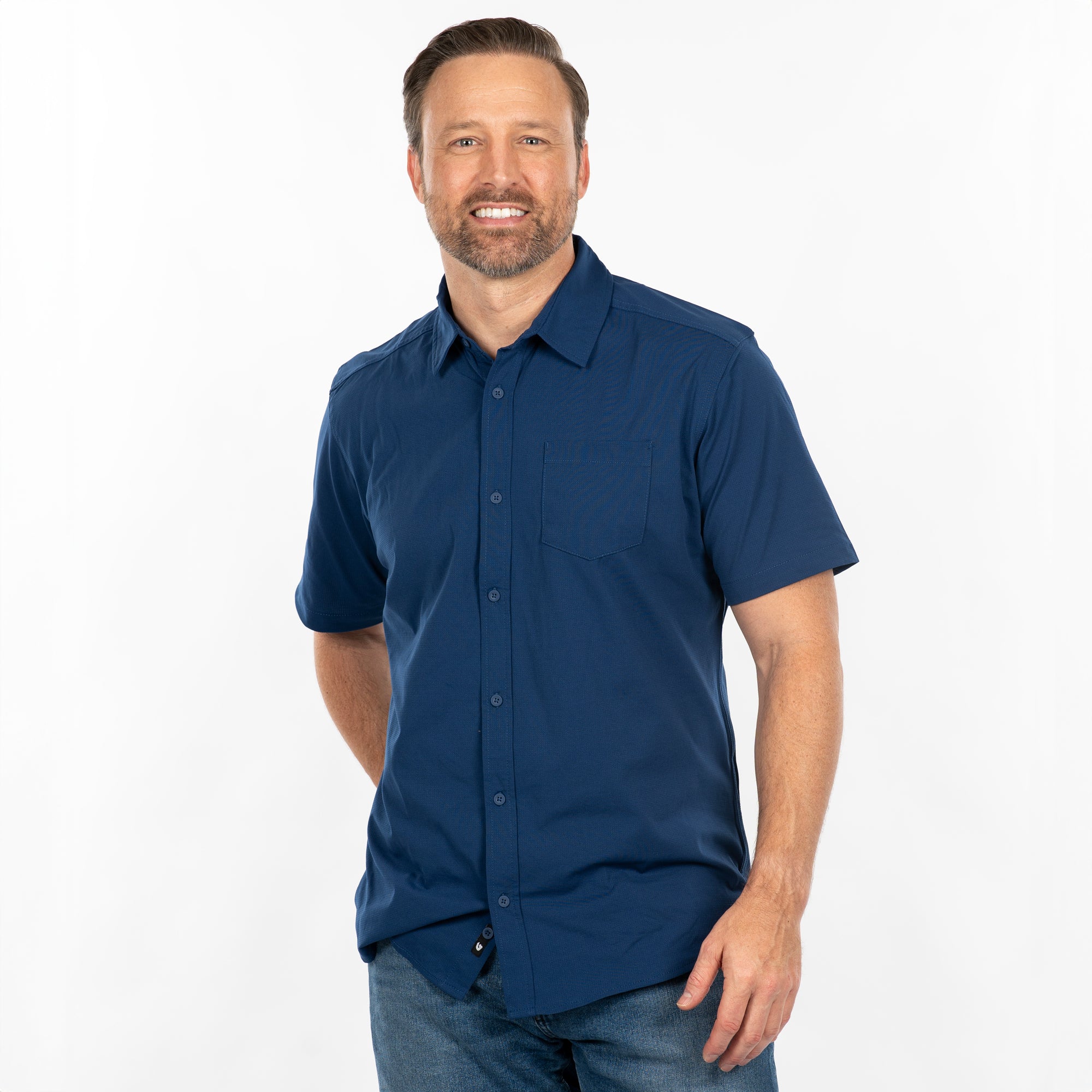 MENS WOVEN CVS S/S SHIRT - B9217 | Burnside Sierra Pacific Apparel